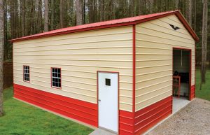 Metal Buildings in Houston, TX - Garages, Carports, & Sheds - Red Rover ...